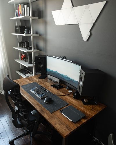 Office Tour: Home Office Desk Setup - VIV & TIM