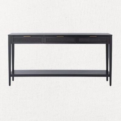 15 Black Console Tables For Every Design Style - VIV & TIM