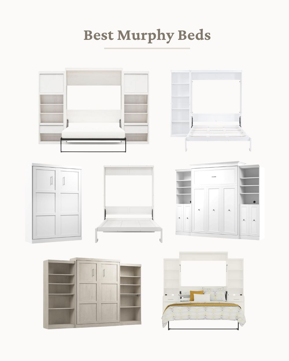 15+ Best Murphy Beds to Maximize Multi-Purpose Guest Bedrooms - VIV & TIM